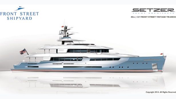 Front Street Shipyard introducing new superyacht designs by Ward Setzer